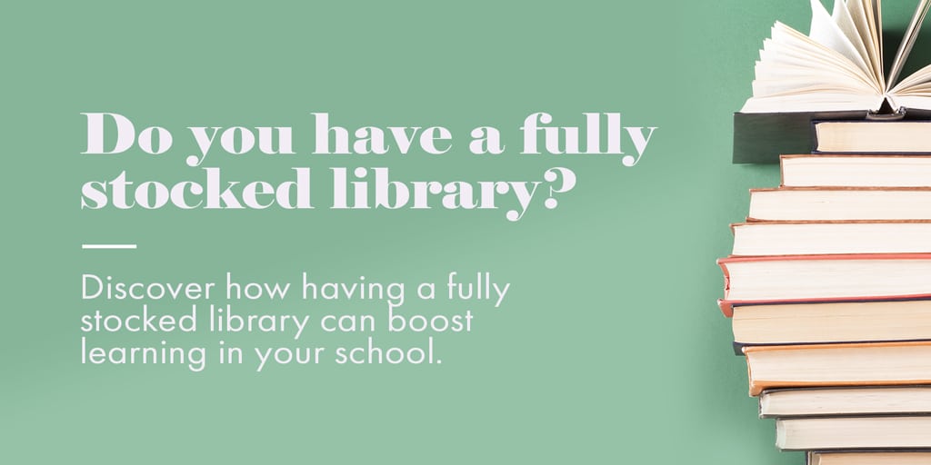 Having a fully stocked library can boost learning! | Funding 4 Education